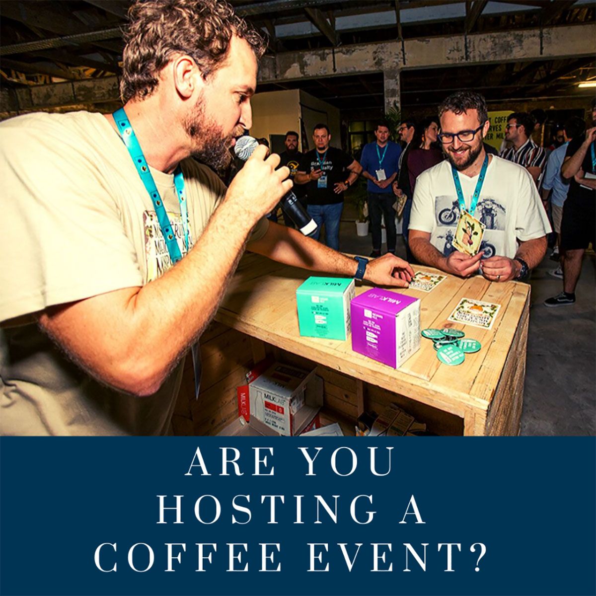 Tell us about a coffee event in your area and we'll spread the word ...