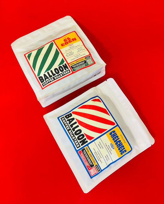 We've got some coffee from our friends at Balloon Coffee Roasters to ...